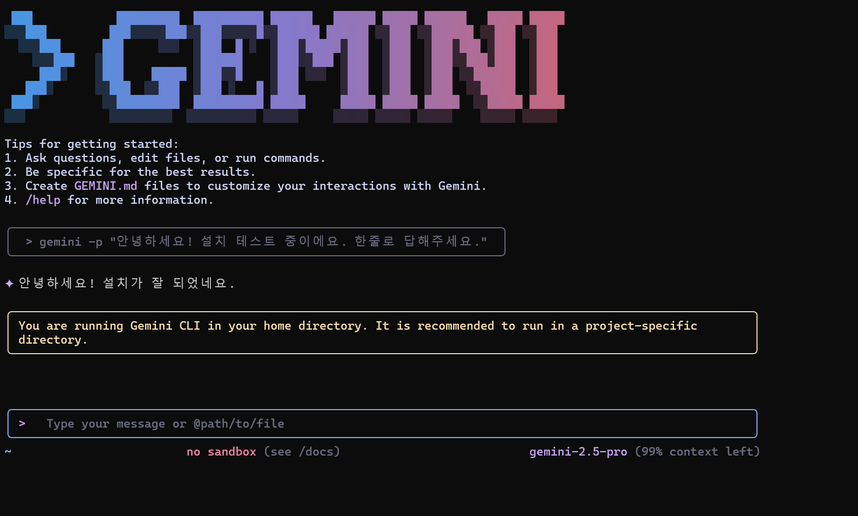 개발 진입장벽을 낮추는 게임체인저, 구글 제미나이 CLI 2시간 체험기 - Synapsoft